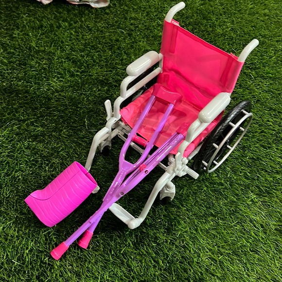 Toys | 18 Inch Doll Wheelchair Crutches And Cast Set | Poshmark